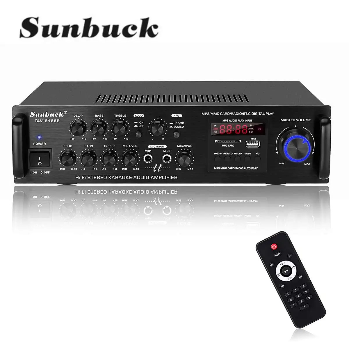 Sunbucks amplificador de Audio para cine en casa y coche, dispositivo ...