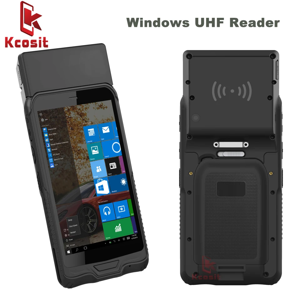 UHF RFID Reader Windows 10 Smart Handheld Portable Tag Reading Scanner ...