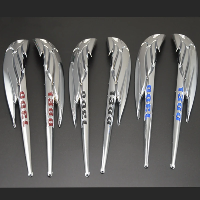 Motorcycle Part Classic Chrome Gas Tank Emblem Badge Decal Fit For ...