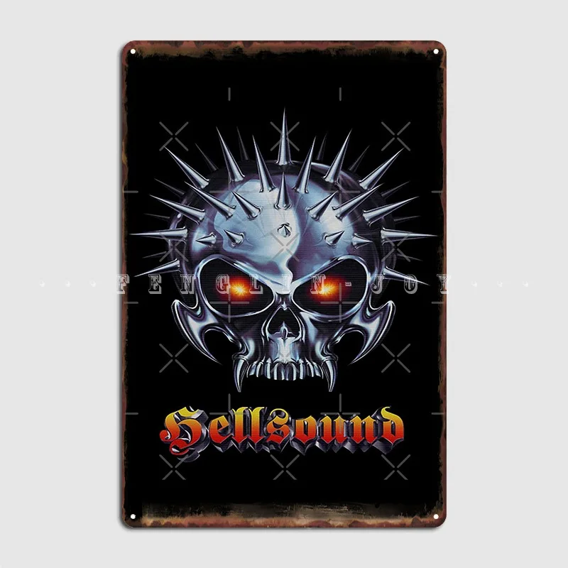 Hellsound Metal Sign Cinema Garage Kitchen Decoration Wall Plaque Tin ...