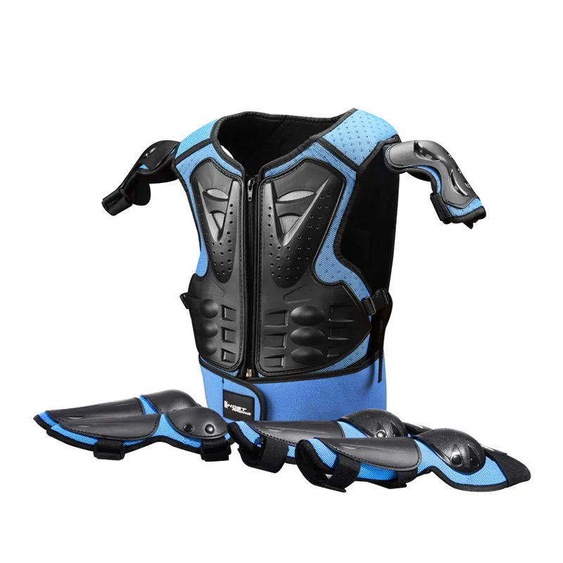 Blue-Children-Full-Body-Protector-Vest-Armor-Kids-Riding-Jacket-Anti ...