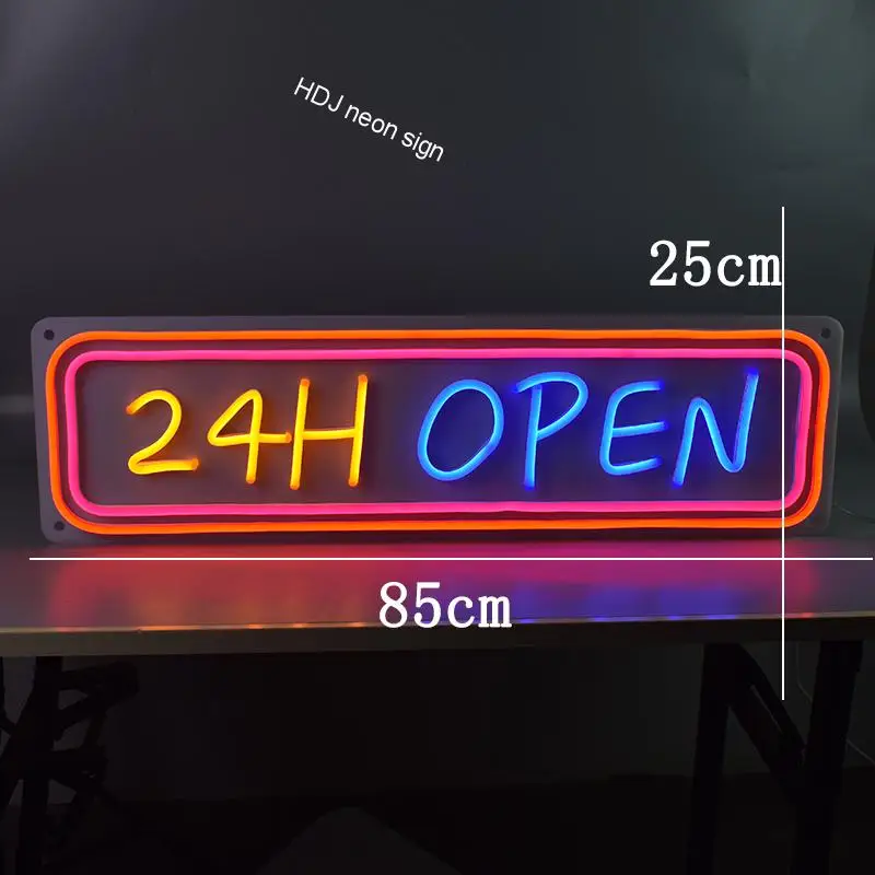 Art & Collectibles Custom LED Neon Sign Phrase Display OPEN Paint ...