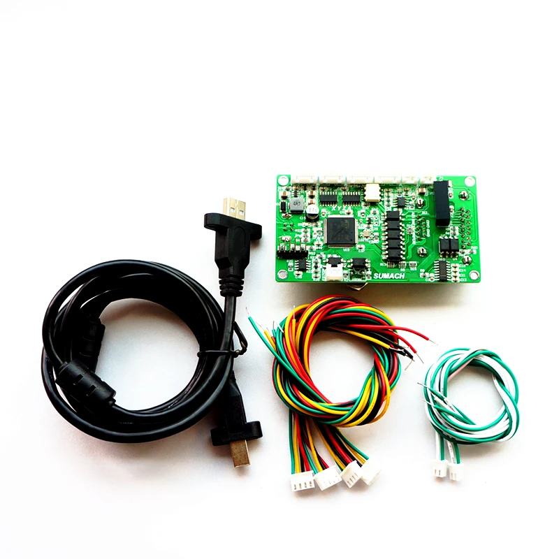 Tarjeta de Control de movimiento CNC MACH3, placa de ruptura USB de 4 ejes, 5V CC, PWM analógico ...