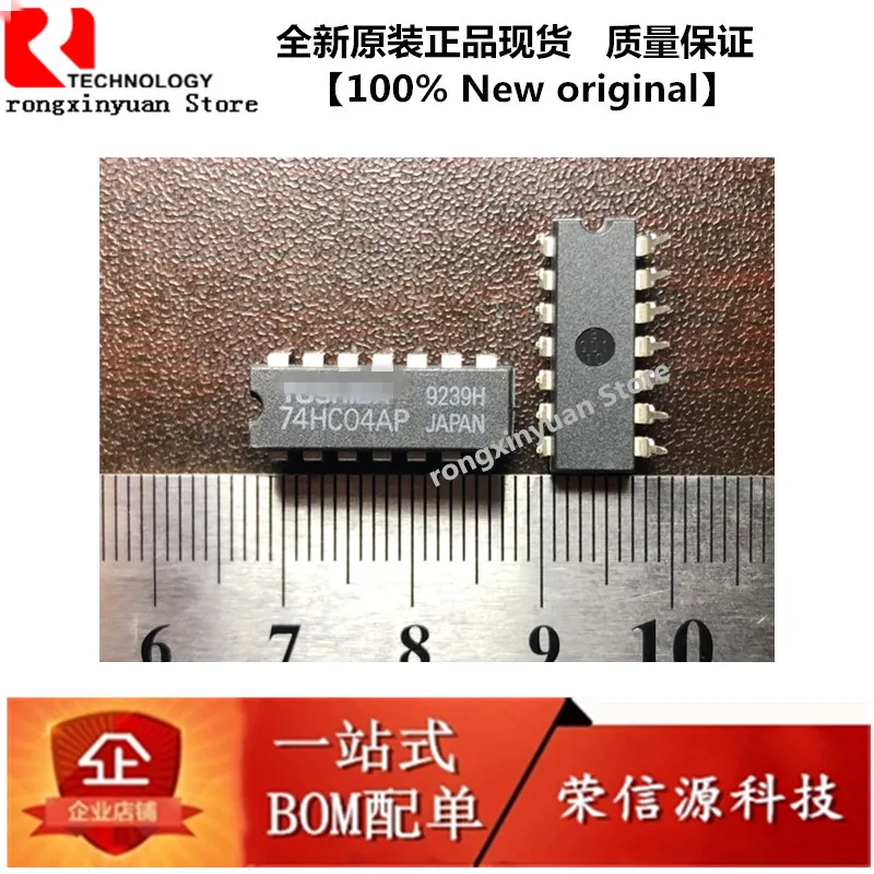 5 개/몫 74HC04AP TC74HC04AP 74HC04 DIP 14 CMOS 디지털 집적 회로 실리콘 모 놀리 식 16 진수 ...