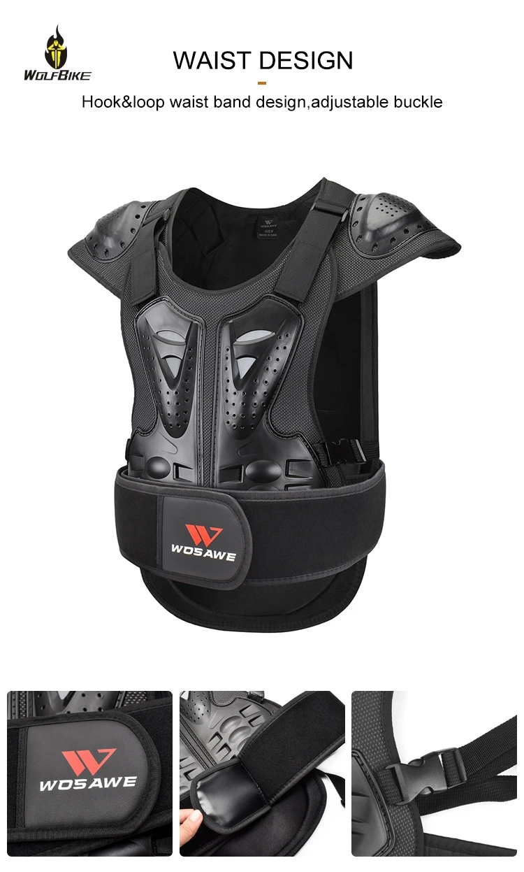 Wolfbike Back Protector Motorcycle Jackets Adult Shoulder Spine Chest ...