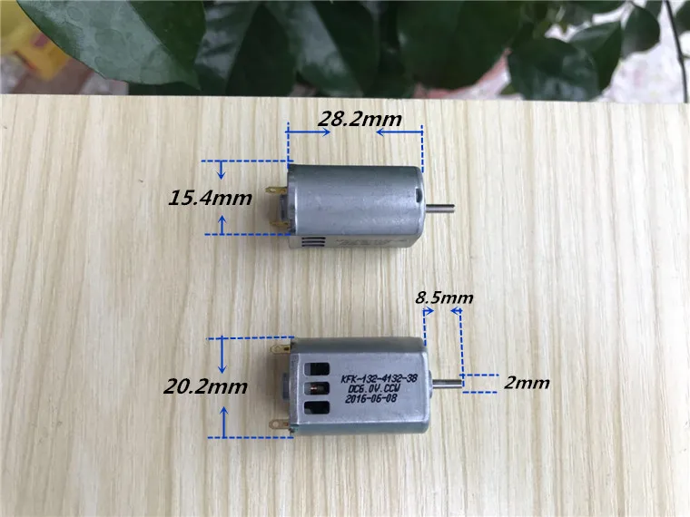 FK-132 DC 3V 3.7V 4.2V 5V 6V 36000RPM High Speed Micro 132 DC Motor ...