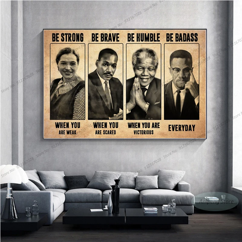 Malcolm X And Martin Luther King And Obama