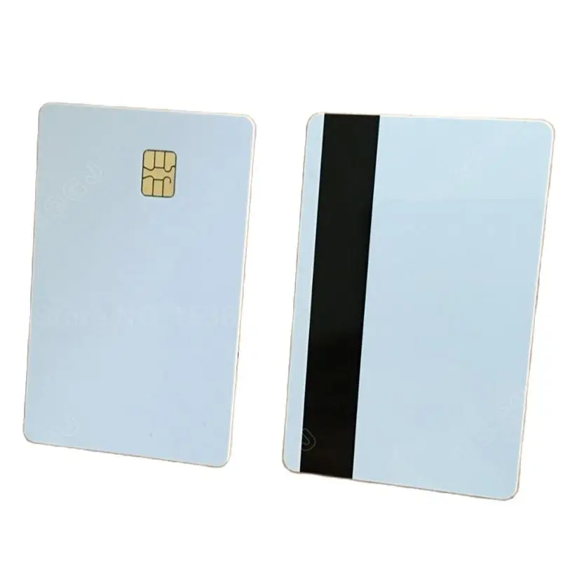 Kiváló Minőségű 10Db Üres Fehér Ic Kártya / Sle 4442 Chip Contact Smart ...