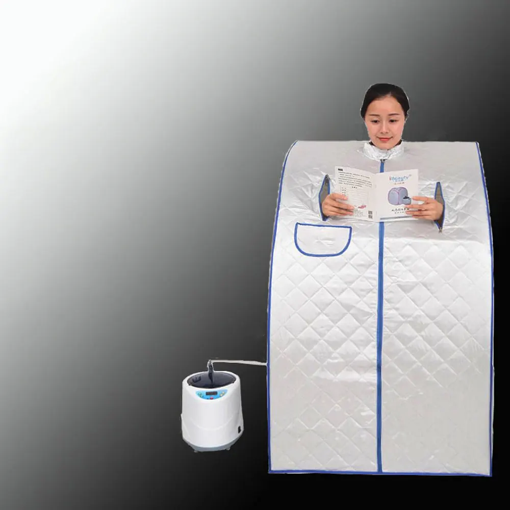 휴대용 스팀 사우나 사우나 룸 유용한 피부 스팀 사우나 체중 감소 칼로리 목욕 스파 사우나 가방 포함스킨 케어 도구
