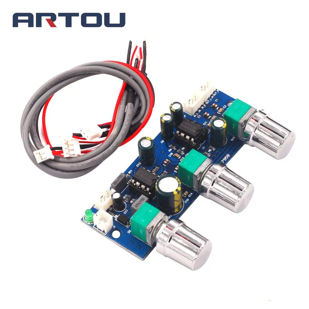 2-1-Channel-Preamp-Board-Low-Pass-Filter-Board-Subwoofer-Preamp-Board ...