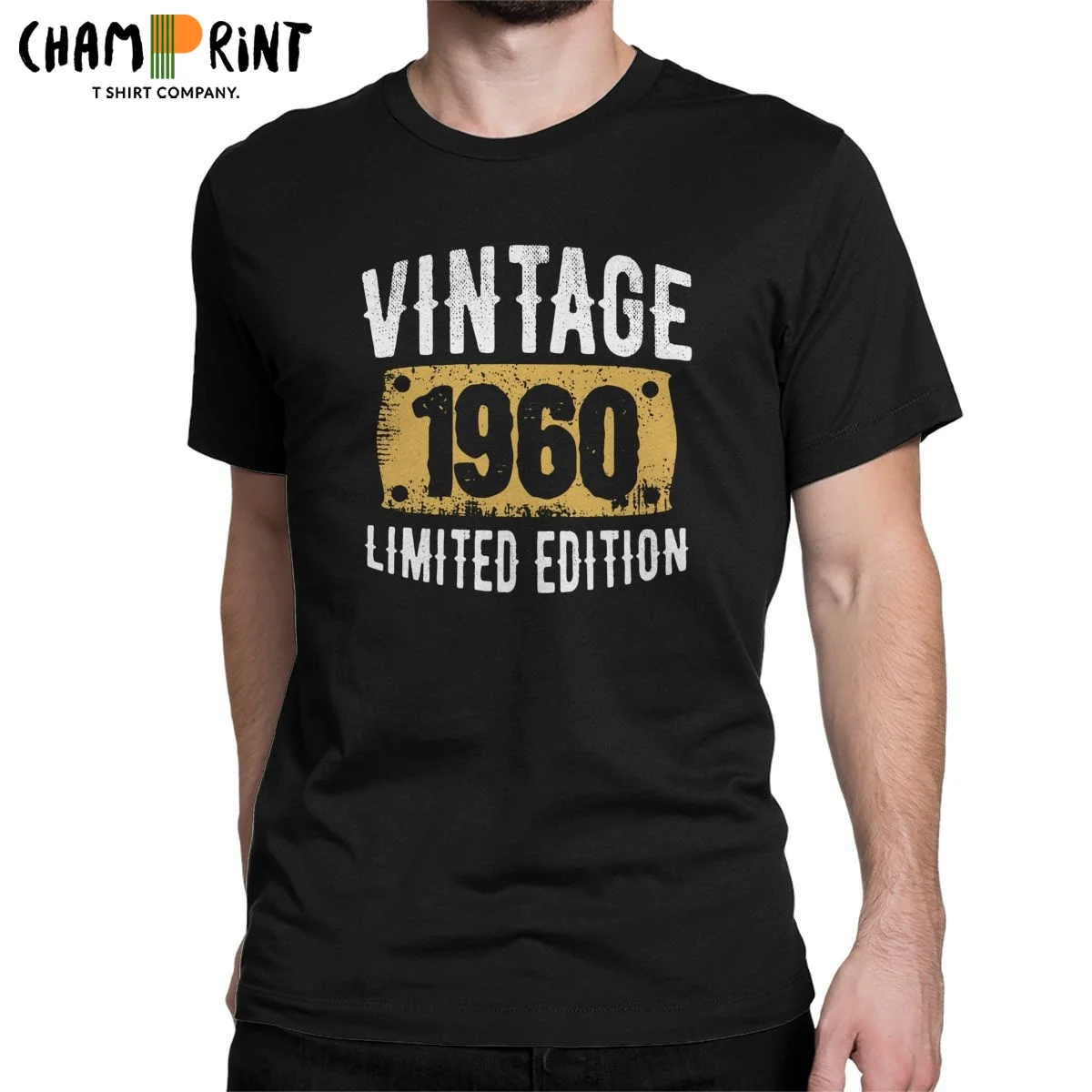 Men-T-Shirt-Vintage-1960-Limited-Edition-Creative-Cotton-Tee-Shirt ...