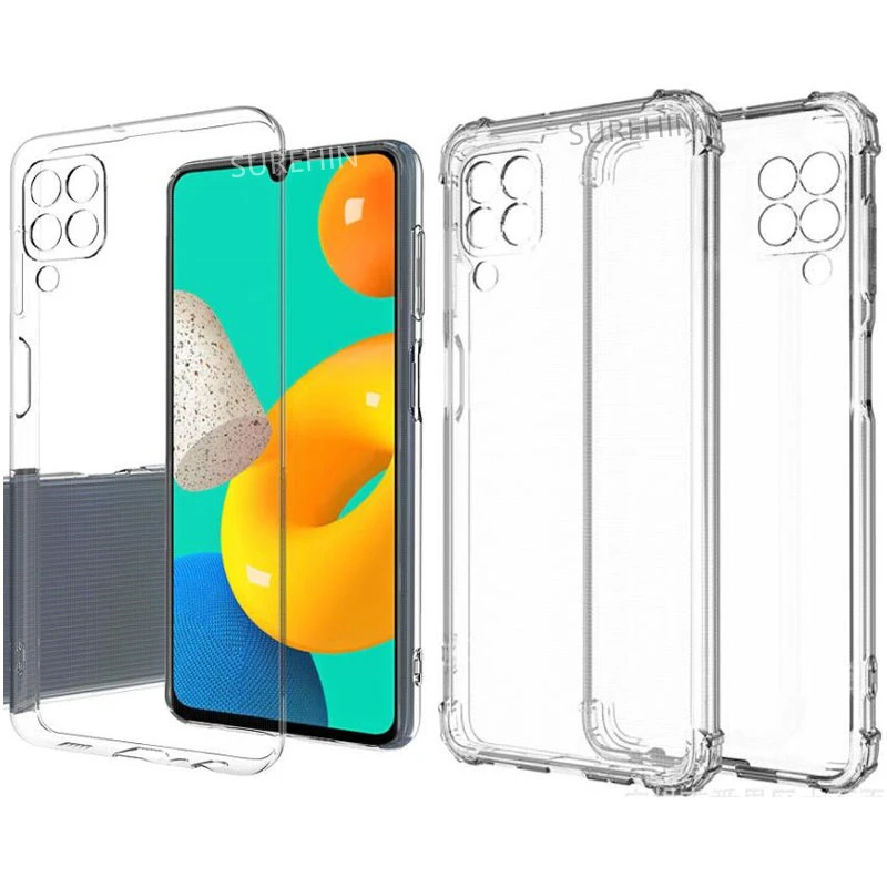 Shockproof Case For Samsung Galaxy M32 Cover Transparent A13 S22 A33 ...