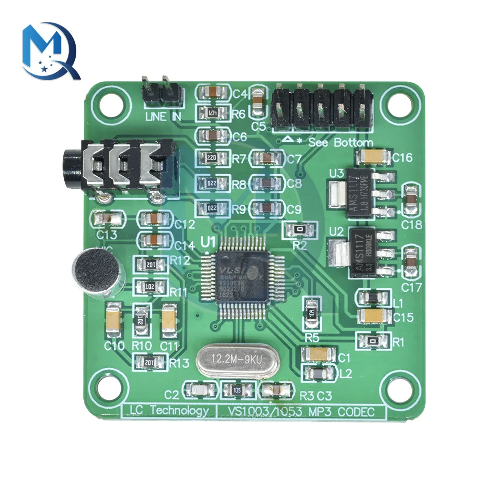 MP3-Module-Audio-Decoder-Encoding-Board-VS1053-SPI-Interface-with-Voice ...