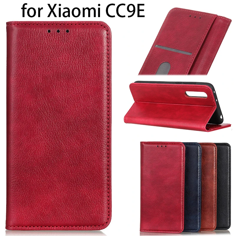 Para Xiaomi CC9E fuerte magnético puro color funda de teléfono capa ...