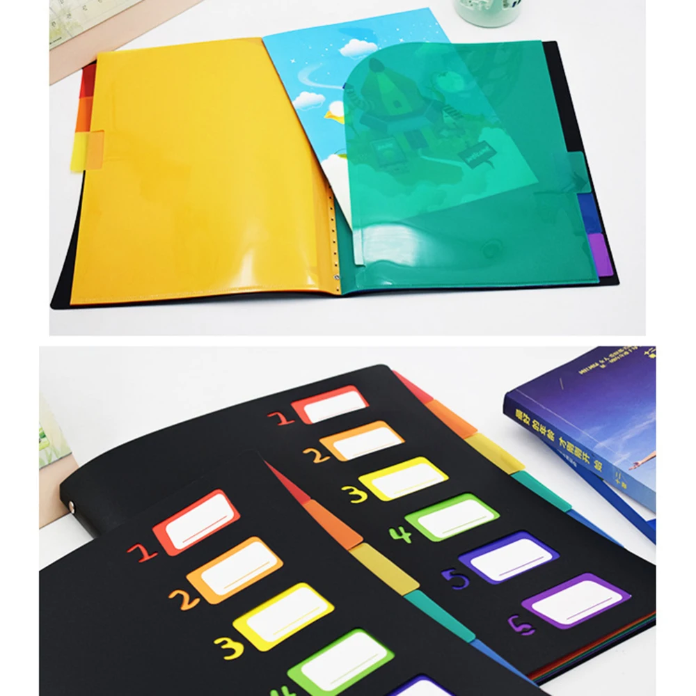 A4 Expanding File Organizer 6 Pockets Accordion Folders Letter Size ...