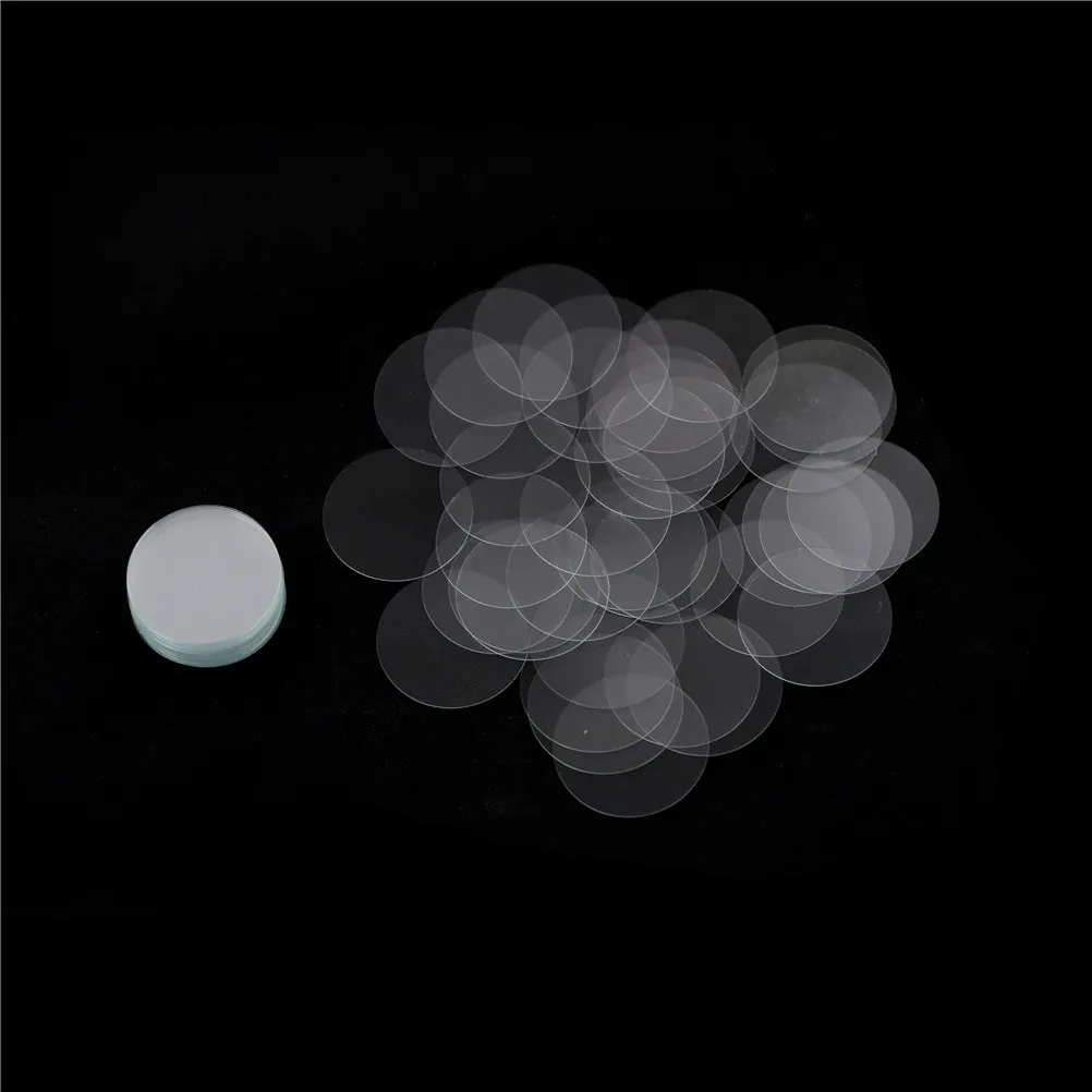 100Pcs/lot Diameter 18mm Circular Round Microscope Slide Coverslip ...