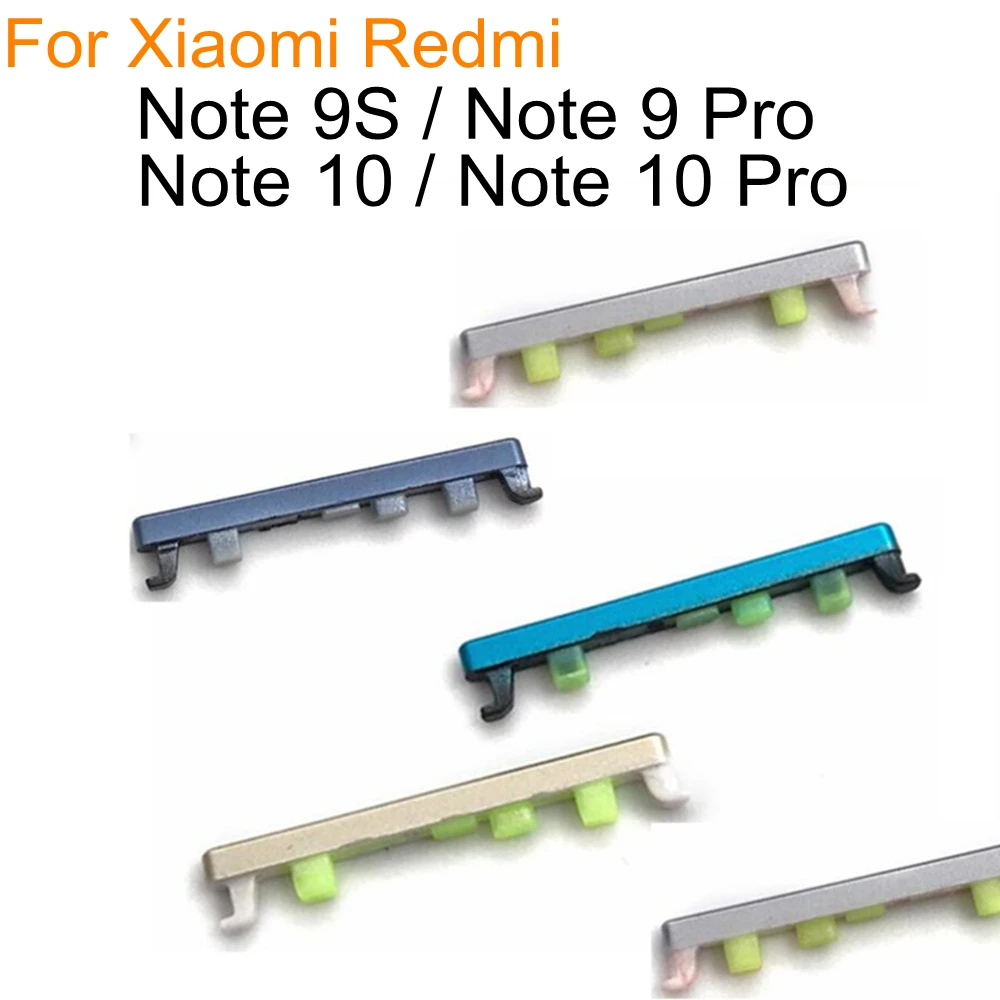 Botón de encendido y volumen, piezas de repuesto para Xiaomi Redmi Note ...