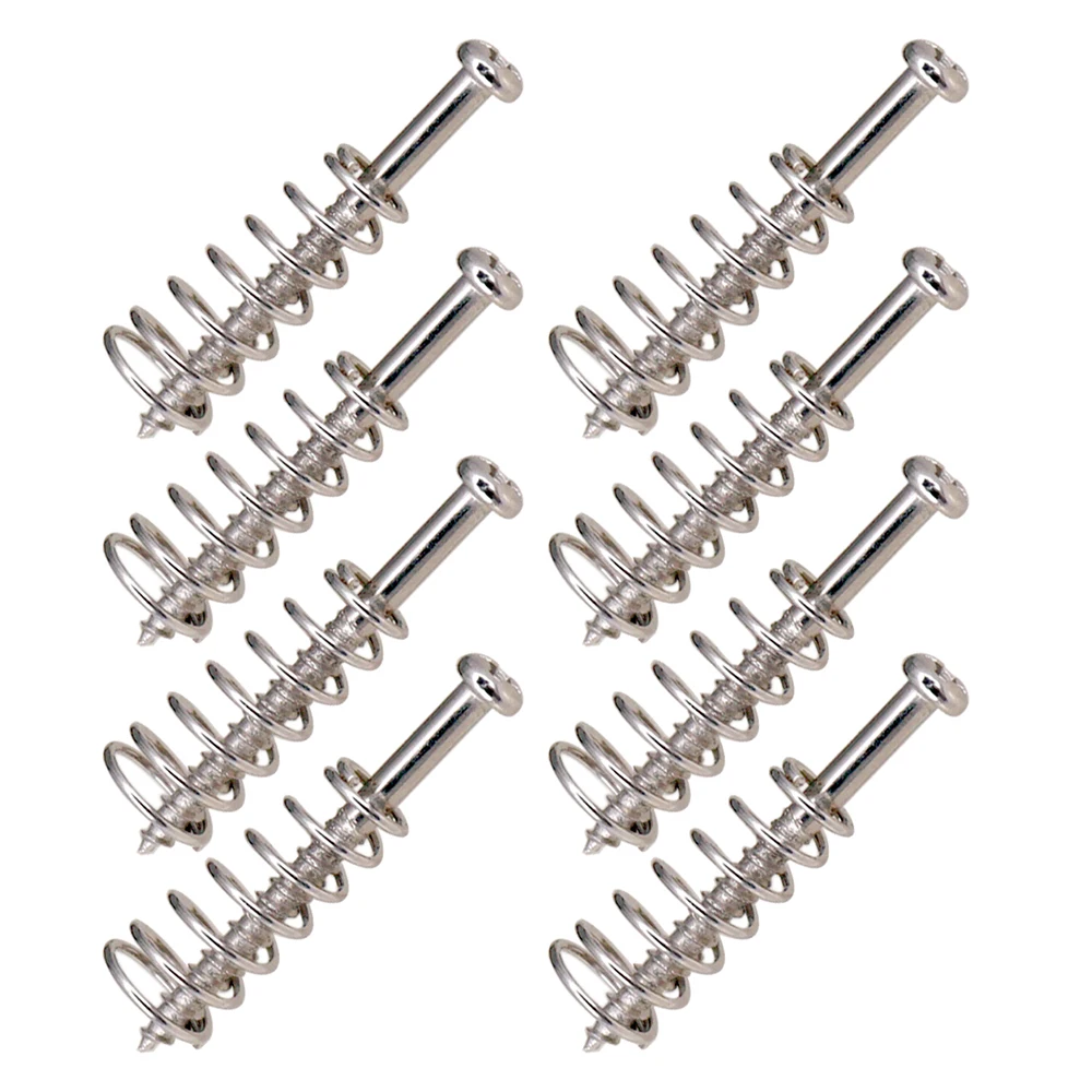8pcs Metal Electric Guitar Bass Neck Joint Plate Mounting Screws ...
