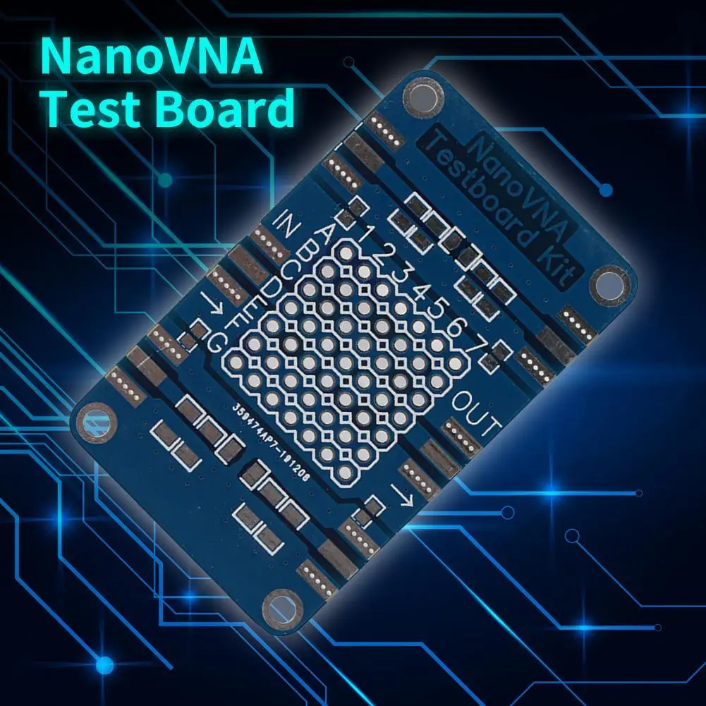 NanoVNA Test Board DIY Metal Vector Network Analyzer Board Network Demo ...