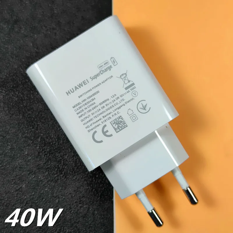 Huawei P40 Pro chargeur Original 40W adaptateur de suralimentation ...