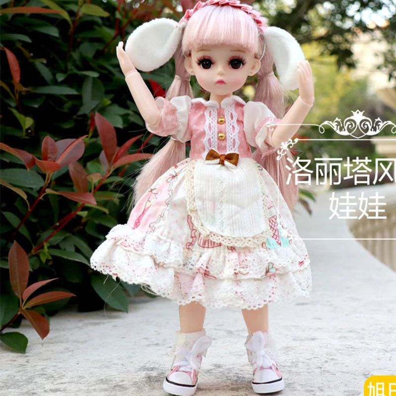 Vestido-de-boneca-Lolita-com-articula-es-m-veis-bonecas-de-15-articula ...