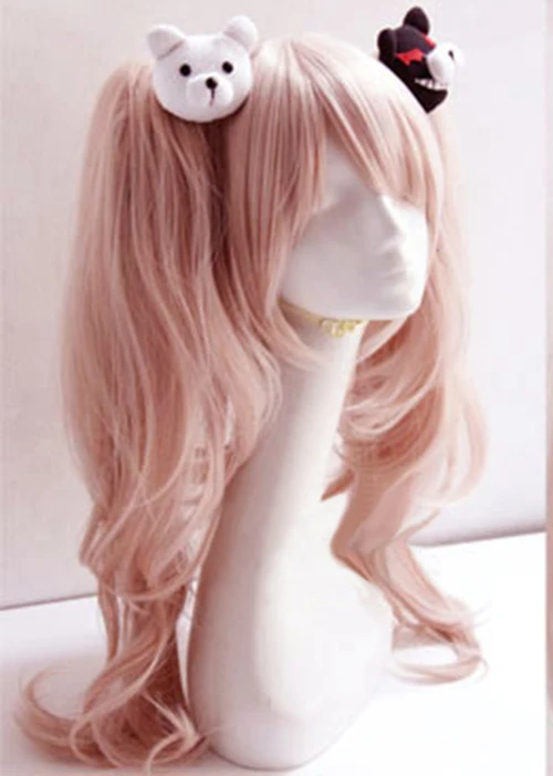 Danganronpa Enoshima Junko Cosplay Wig And Bear Hairpins - AllCosplay.com