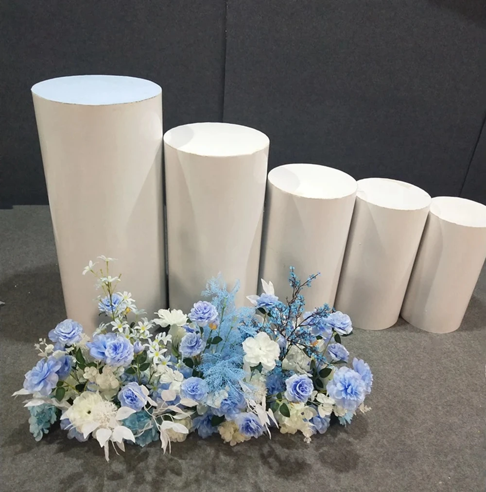 Round 3/5pcs Column Cylinder Iron Party Event Display Diy Wedding ...