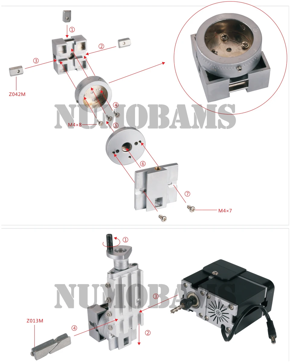 Numobams TZ20005MM Metal Milling Machine - Precision and Power in a ...