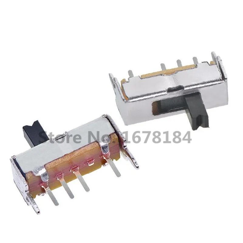 100 Uds. SS13D07 SS13D07VG4 3 posiciones SPDT 6 pines Panel PCB Mini interruptor deslizante ...