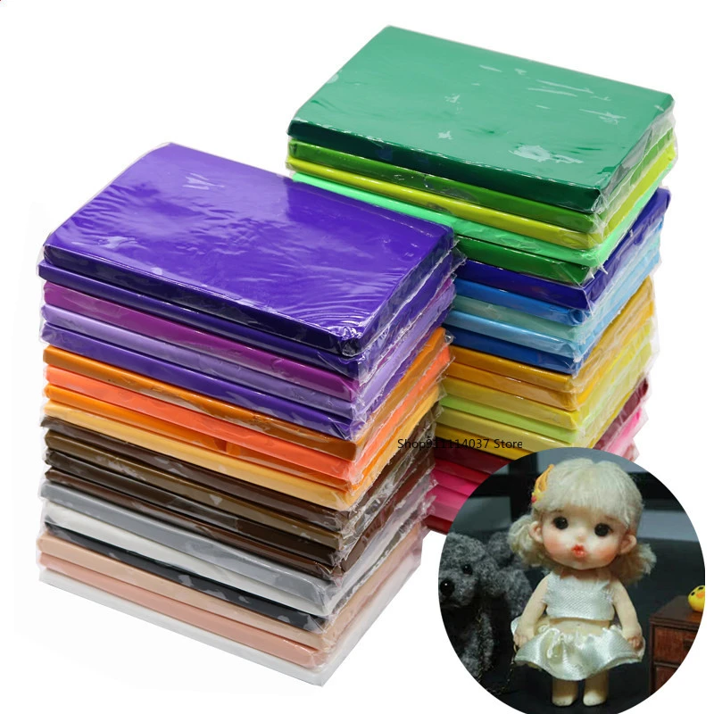 250g Art Polymer Clay Professional Soft Clay Mud Diy Pottery Sculpting ...