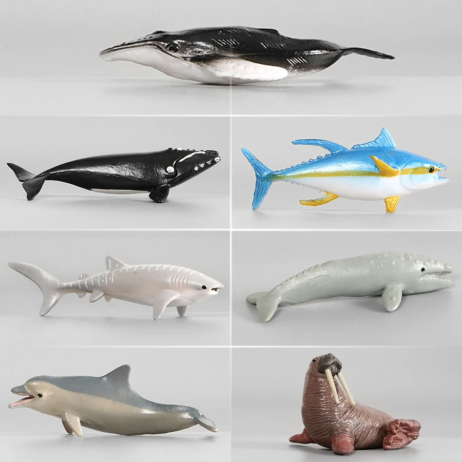 7PCS-Realistic-Mini-Marine-Miniature-Ocean-Sea-Animals-Figurines-Shark ...
