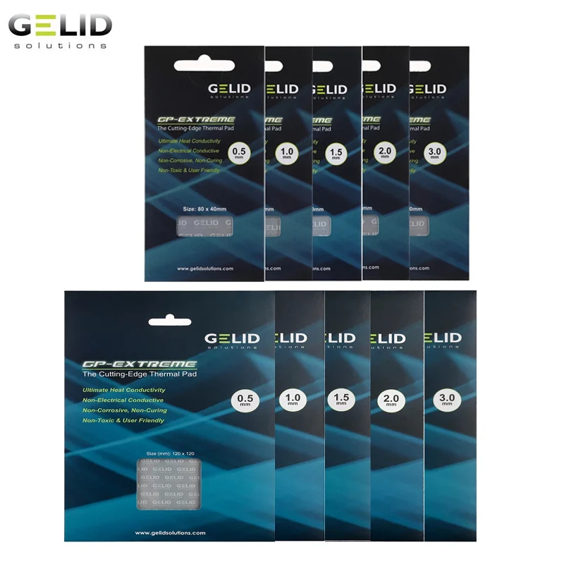 Gelid Gp-extreme 12w/mk High-performance Thermal Pad Cpu/gpu Graphics ...