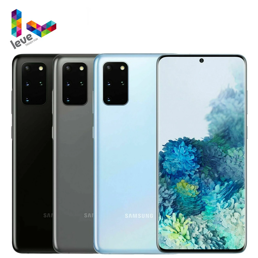삼성 갤럭시 S20 + S20 플러스 5G G986U1 6.7 인치 128, 256, 512GB ROM, 12GB RAM, 스냅드래곤 NFC, 오리지널 언락 안드로이드 스마트폰