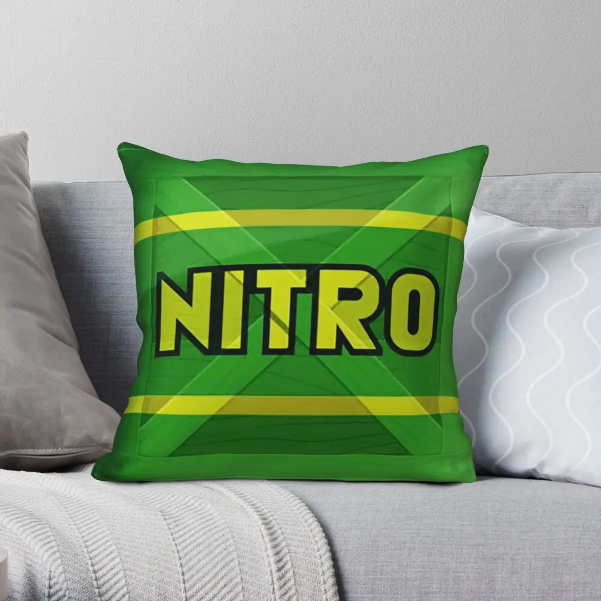 Crash-Bandicoot-Nitro-Crate-Square-Pillowcase-Polyester-Linen-Velvet ...