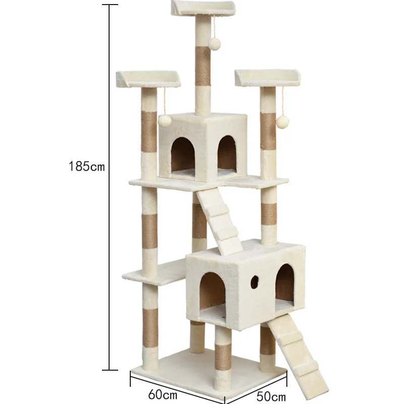 Multi-level Comfortable and Stable Cat Climbing Frame for Large Cats ...