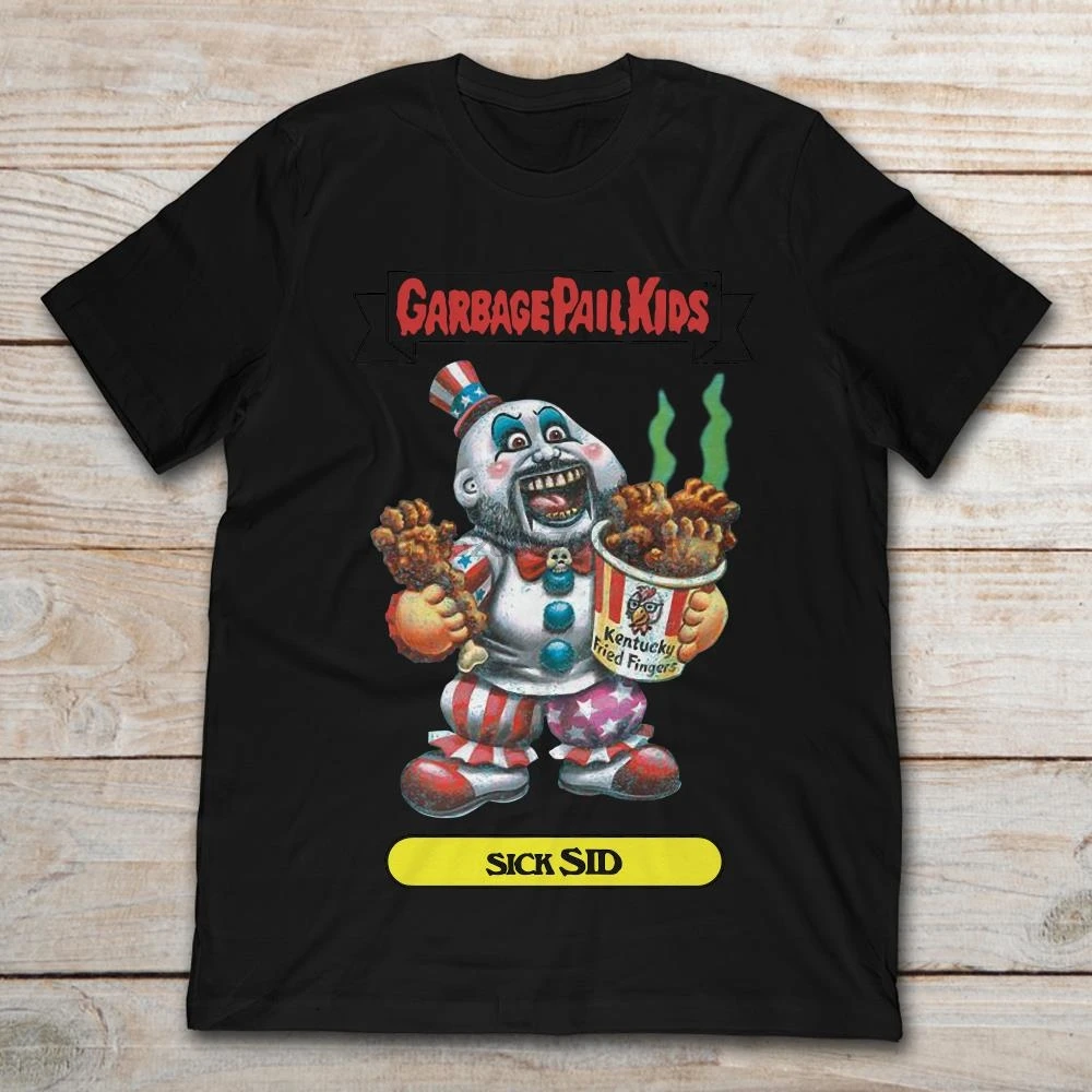 Garbage Pail Kids Sick Sid T Shirt|เสื้อยืด| - AliExpress
