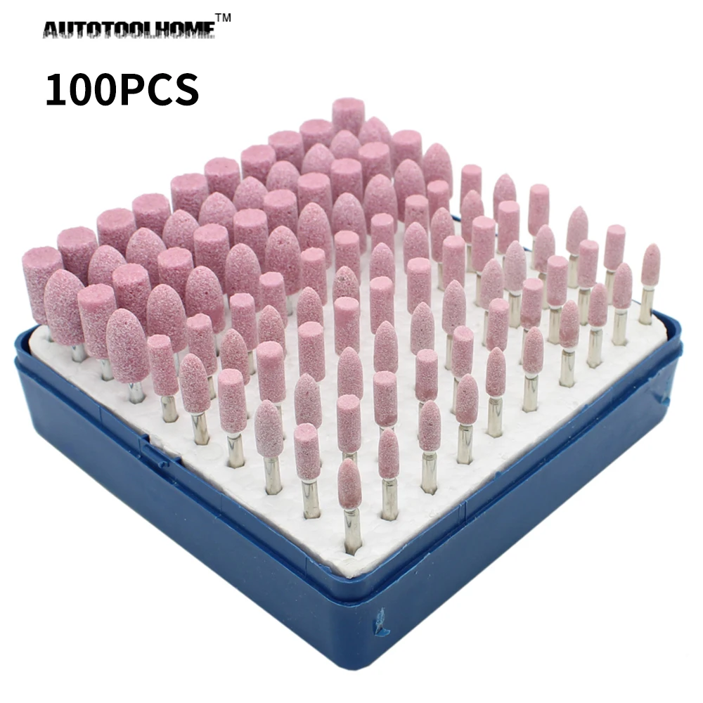 Different Abrasive Mounted Stone Set Grit Grinding Heads Kit Grinder ...