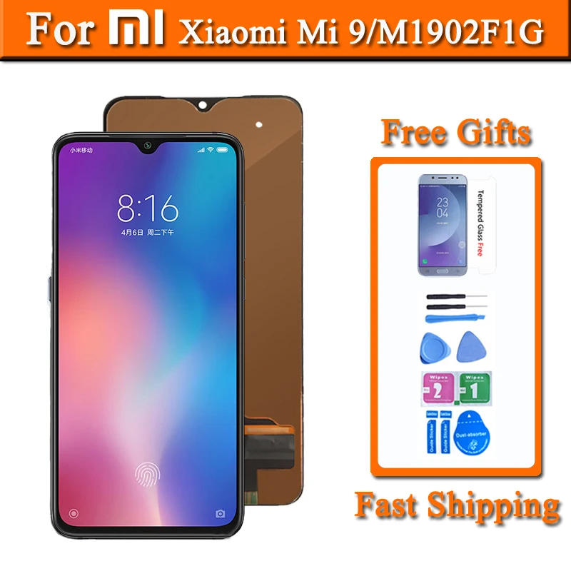 AMOLED-LCD-For-Xiaomi-Mi-9-Display-support-10-Touch-Screen-Replacement ...