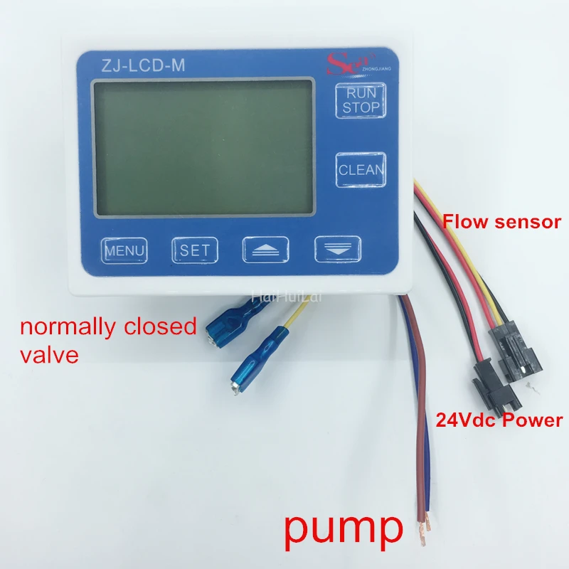 new ZJ-LCD-M Flow Meter can connect pump or valve & Flow sensor Control ...