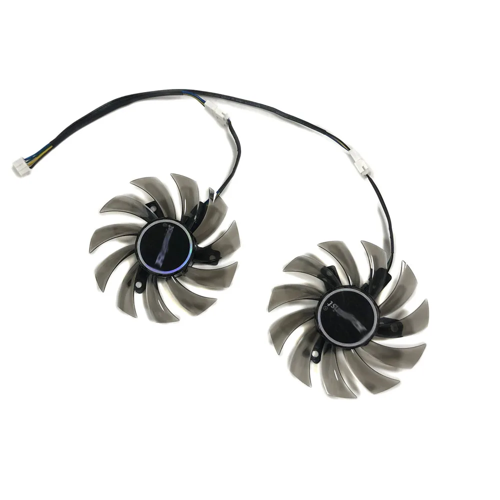 새로운 그래픽 카드 쿨러 팬 ASUS DUAL RX460 gtx 460 R7 1050 용 2 개/대 FD7010H12S RX ...