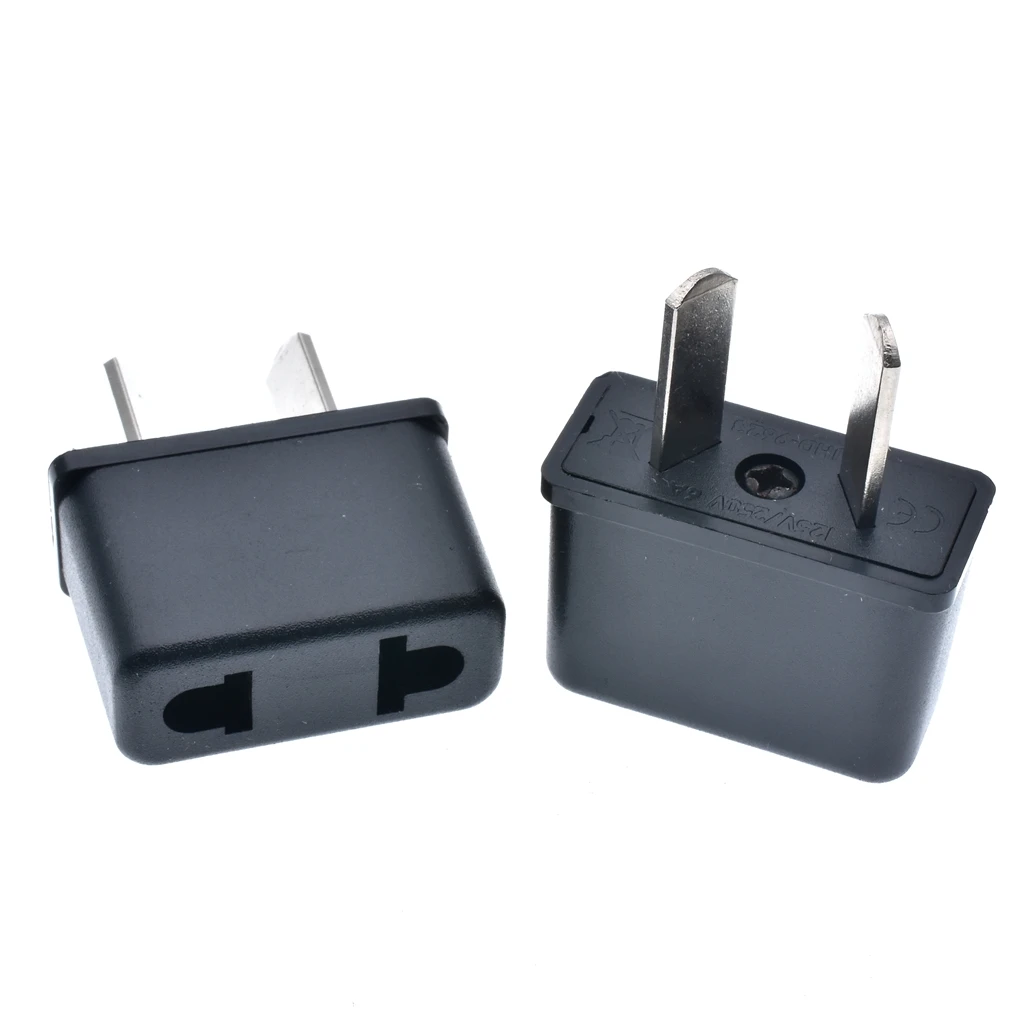 50pcs/lot Copper Plug Adaptor ! Universal Us/eu To Au/nz Power Plug ...