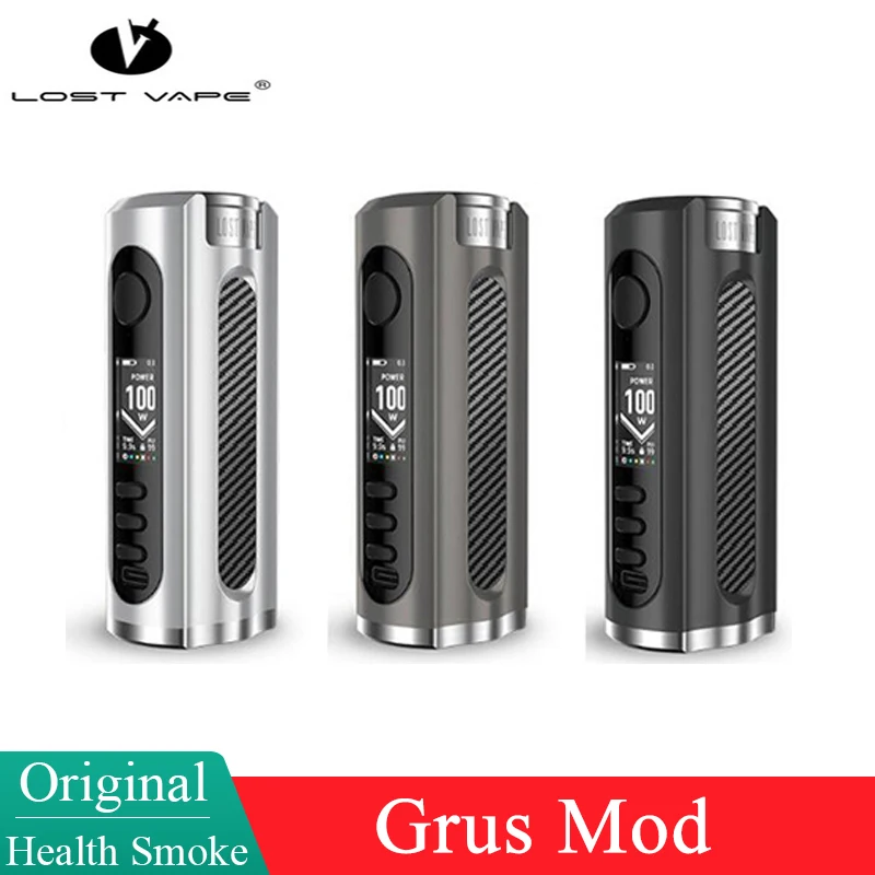 Original-Lost-Vape-Grus-Mod-100W-TC-Type-C-Charging-MOD-Lostvape-Electronic-Cigarette-Vaporizer ...
