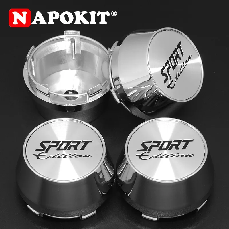 4PCS Universal High Quality 60MM Car Wheel Rim Center Hub Cap SPORT ...