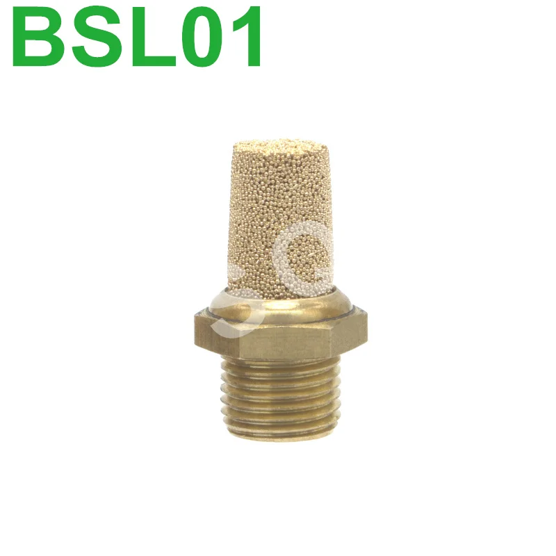 범용 소음기 공압 머플러 피팅 구리 파고다 BSL, BSLM5, BSL01, BSL02, BSL03, BSL04, 1/8, 1/ ...