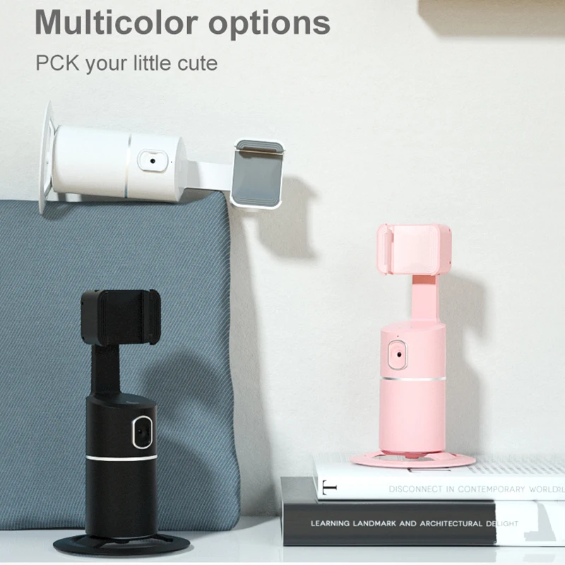 Smart AI Mobile Phone Tracking Stand Smart 360°Rotation Face Tracking ...