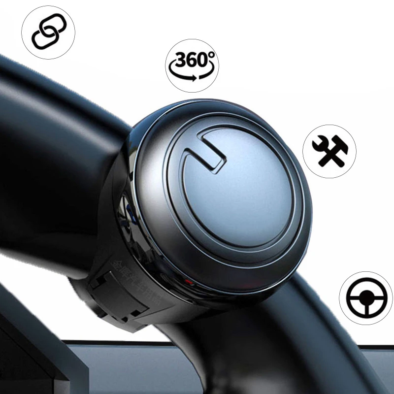 Car Steering Wheel Power Steering Ball 360 Degree Steering Wheel Knob ...