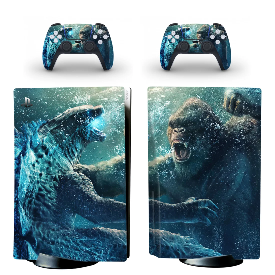 God Vs Kong Ps5 Standard Disc Skin Sticker Decal Cover For Playstation ...