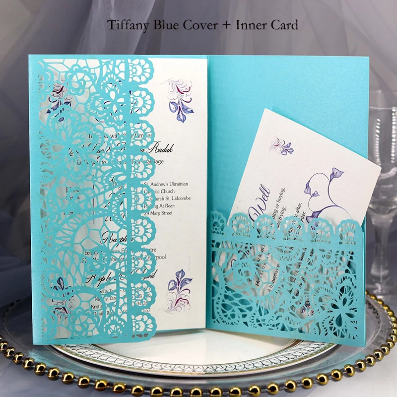 Tiffany Blue Wedding Invitations Diy