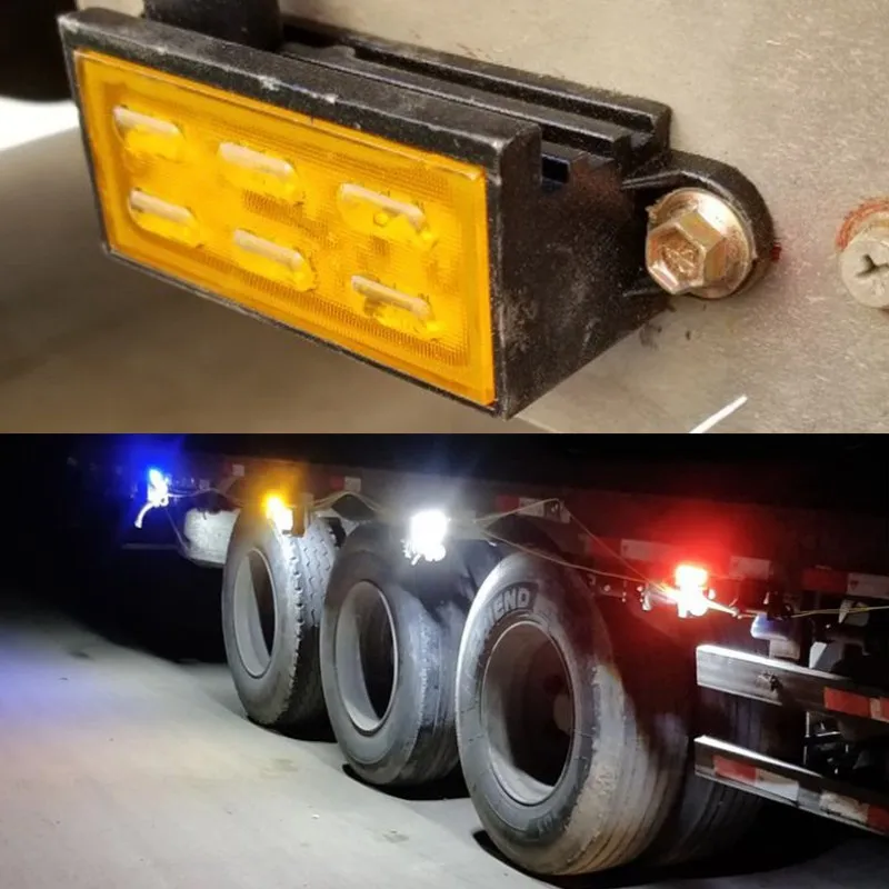 24v Led Side Markers lamp Car truck trailer Van RV Cargo container ...