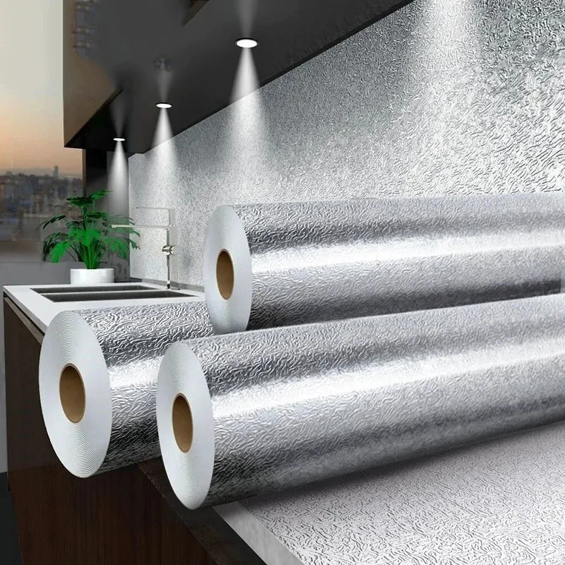 100X40cm-Multifunctional-Aluminum-Foil-Sticker-Greaseproof-Sticker-Self ...